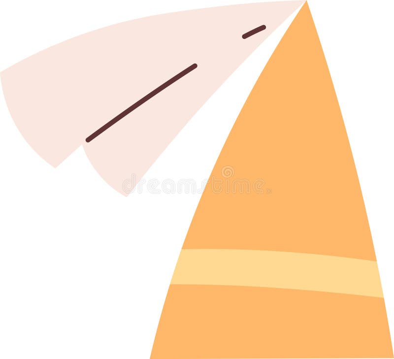 Cone Festive Hat stock vector. Illustration of celebration - 293866389