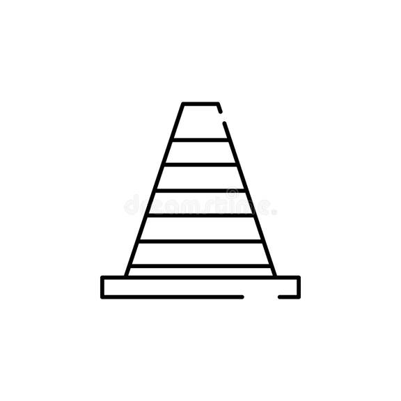 Cone Icon. Element of Construction for Mobile Concept and Web Apps ...