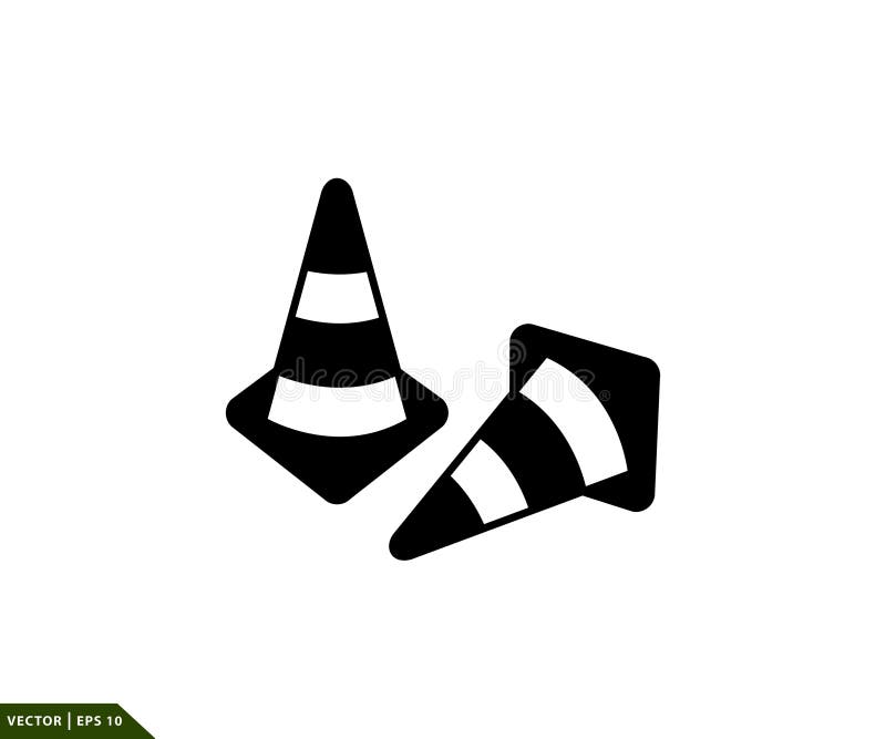 Cone Icon Vector Logo Design Template Stock Vector - Illustration of ...