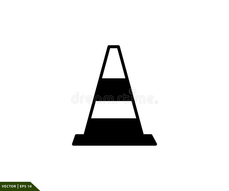 Cone Icon Vector Logo Design Template Stock Vector - Illustration of ...