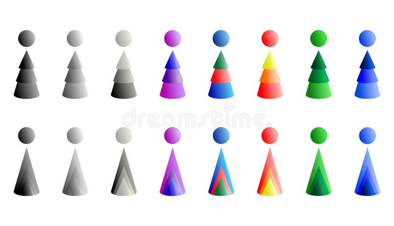 Cone logos - cdr format stock vector. Illustration of arrow - 37048290