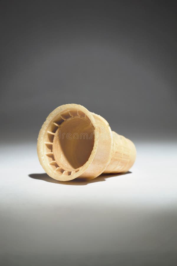 Cone Lying Down stock image. Image of scoop, wafer, unhealthy - 32528341