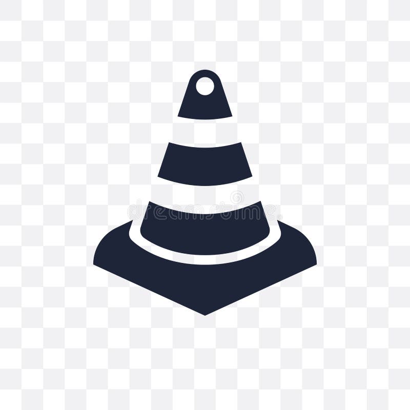 Cone Icon Vector Isolated on White Background, Cone Sign , Sign and ...