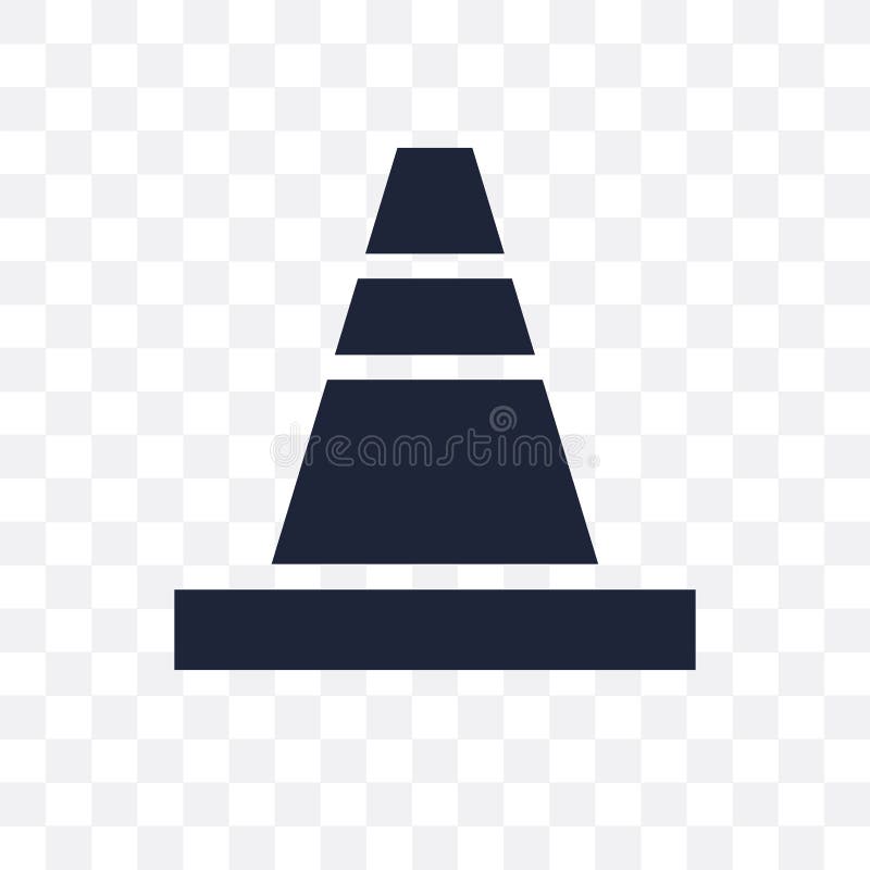 Cone Transparent Icon. Cone Symbol Design from Construction Coll Stock ...