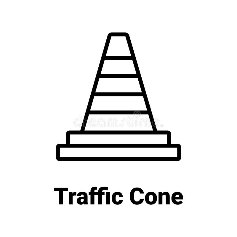 Cone Vector Icon Easily Modify. Stock Vector - Illustration of vector ...