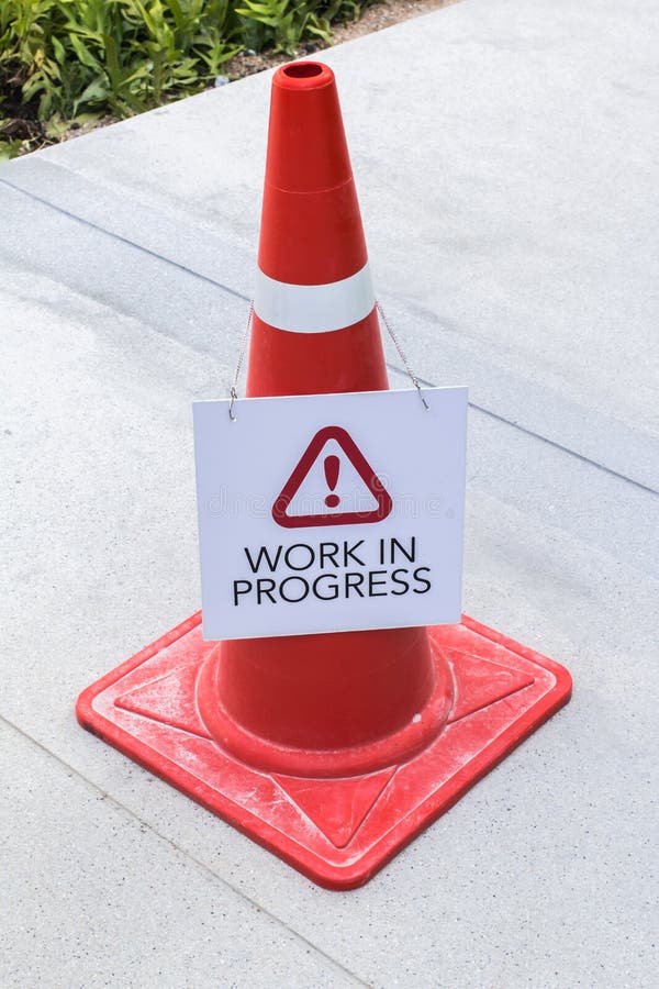 Cone of warning stock photo. Image of symbol, danger - 46730868