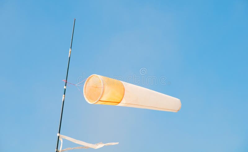 Cone-windsock stock image. Image of meteo, flying, direction - 58275243
