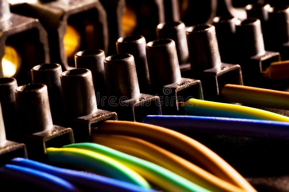 Conecction del cable foto de archivo. Imagen de desconectado - 6066742