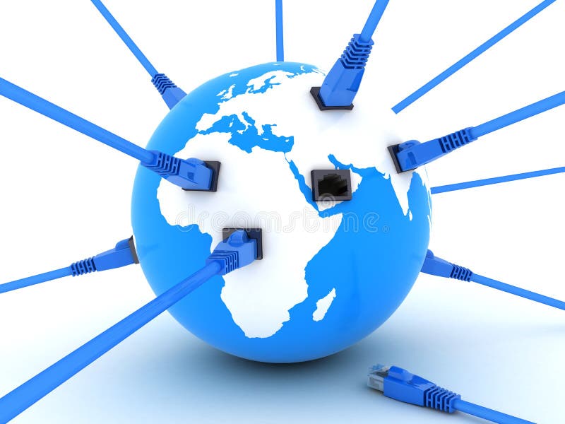 Conecte a Tierra Y Conecte El Cable Stock de ilustración - Ilustración ...