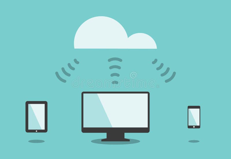 Conectividade Da Tecnologia Ilustração do Vetor - Ilustração de seta ...