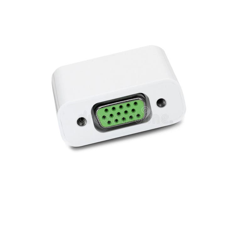 Conector azul del monitor foto de archivo. Imagen de conector - 18891740