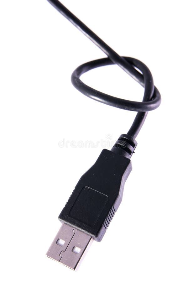 Conector Da Tomada Do Cabo De USB Foto de Stock - Imagem de componente ...