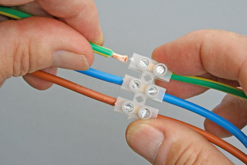 Conector do fio imagem de stock. Imagem de conector, ferramentas - 73580507