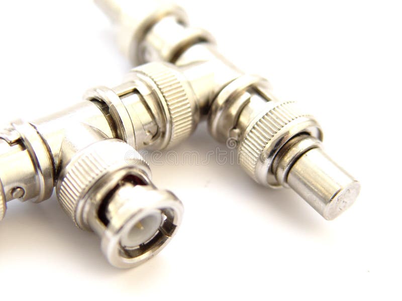 Conectores Del Establecimiento De Una Red Imagen de archivo - Imagen de ...