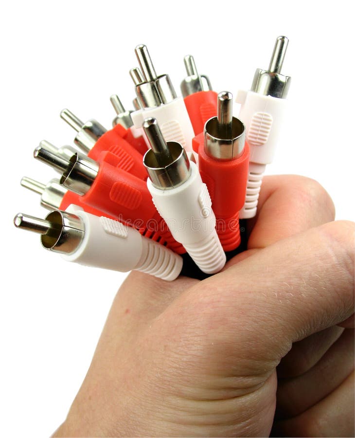 Conectores RCA En Hend Imagen. Imagen: 3576018