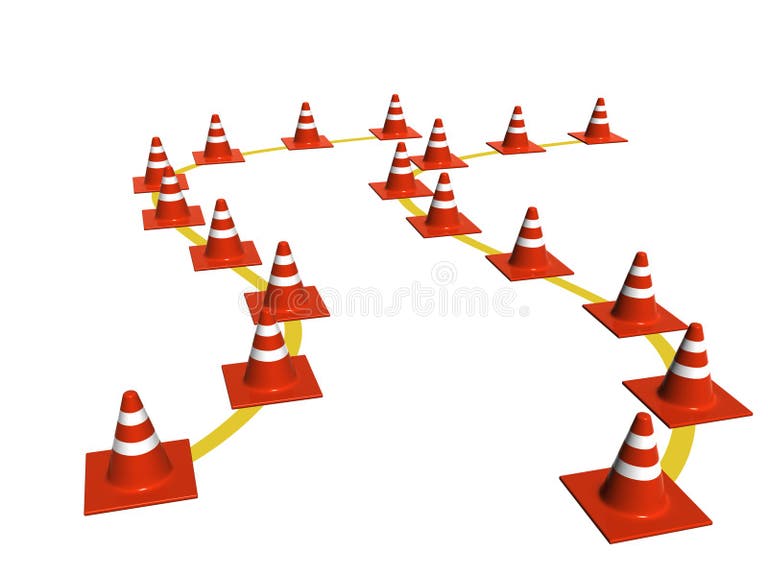 Training Cones Stock Illustrations – 214 Training Cones Stock ...