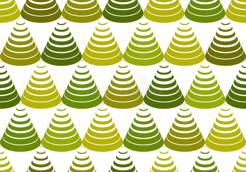 3D Cones Optical Seamless Pattern, Vector Repeat Tiling Background, Op ...