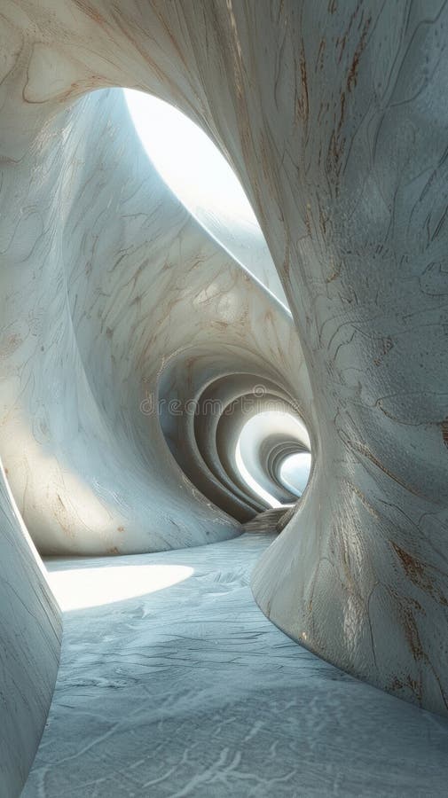 The Cones Seem To Spiral Endlessly into the Void an Illusion of ...