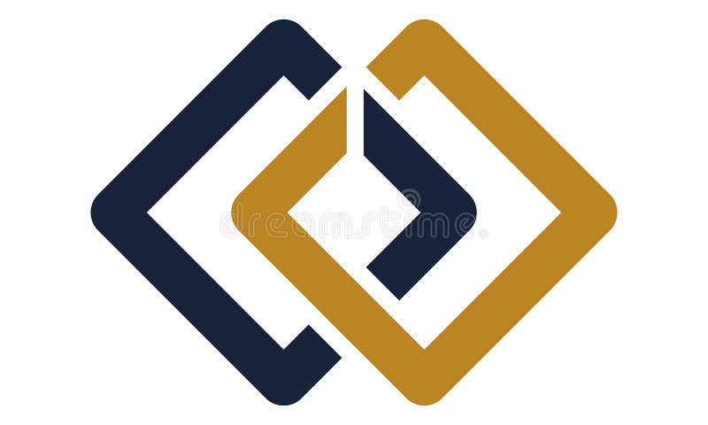 Conexiones De Cadena Logo Design Template Ilustración del Vector ...