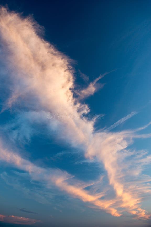 Coney Clouds stock image. Image of blue, white, streamers - 34970747