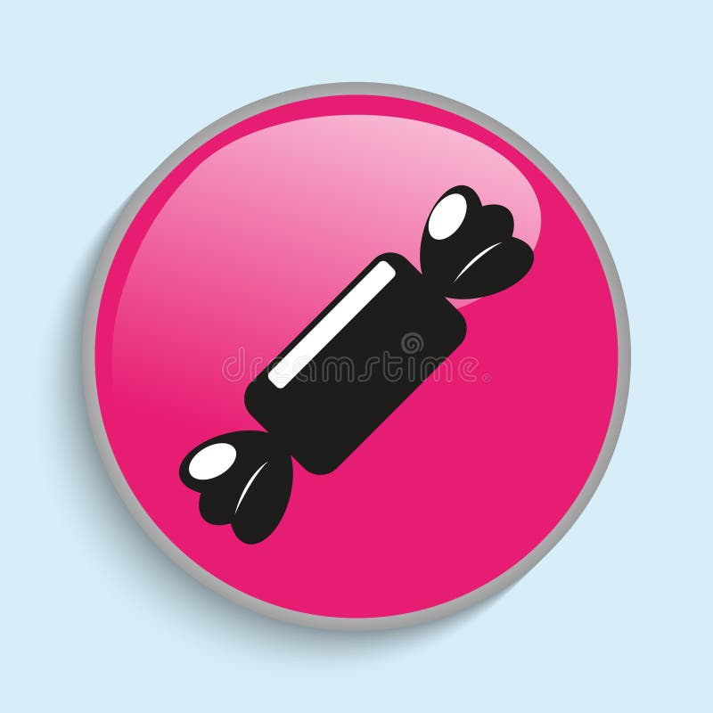 Confectionery. Chocolate Candy in the Package. Vector Icon. Stock ...