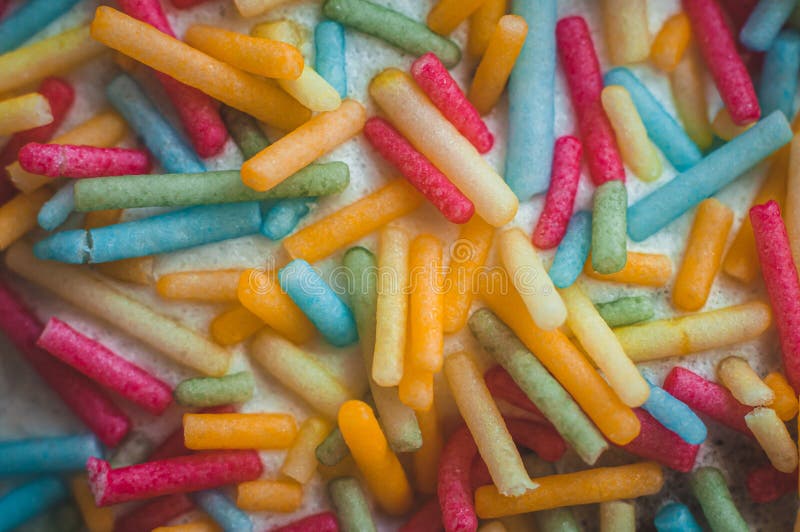 Confectionery Multi-colored Decorative Topping on the Glaze of Easter ...