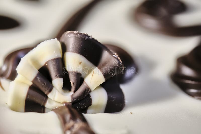 Confectionery Pattern on the Macro Cake Stock Image - Image of donut ...