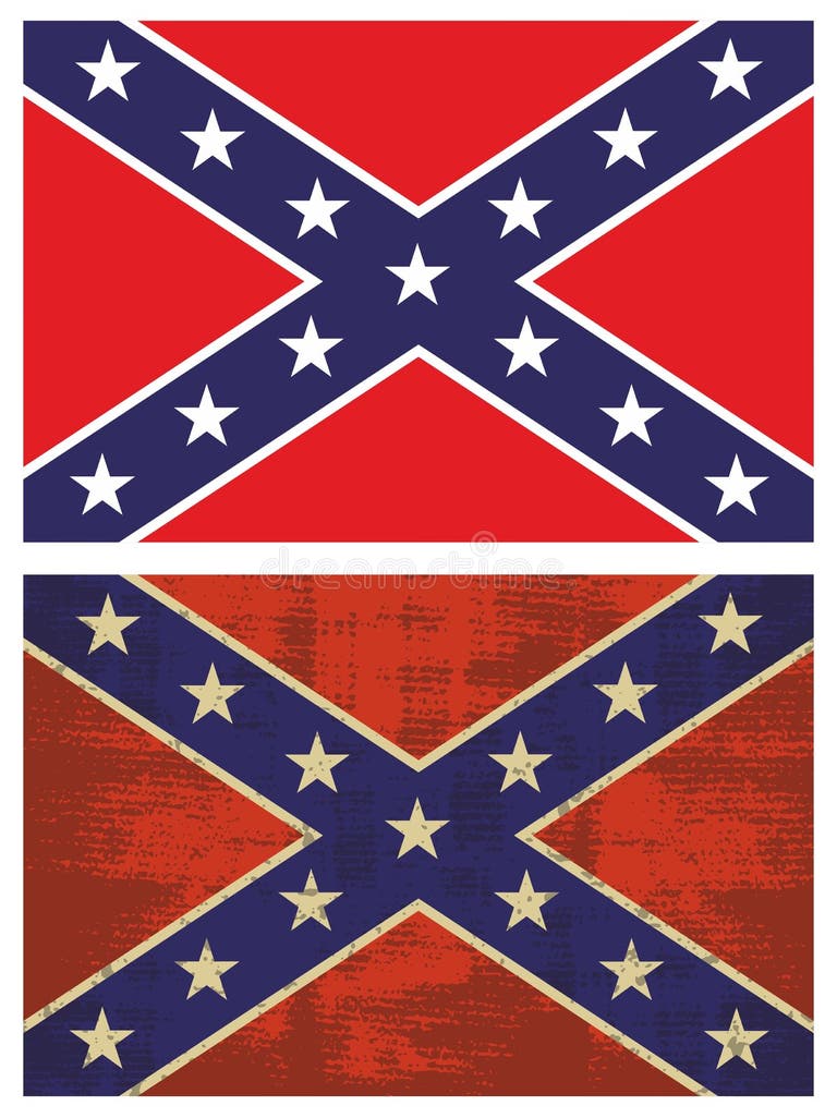 Vintage Confederate Flag Stock Illustrations – 610 Vintage Confederate ...