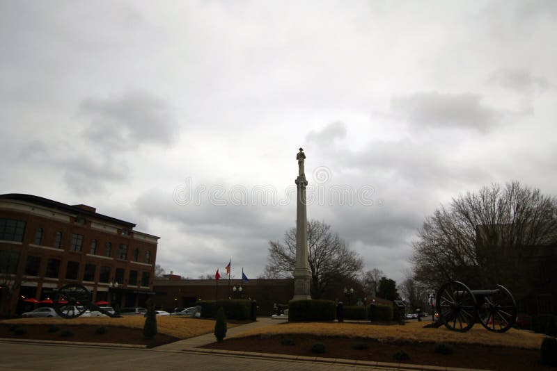 Confederate Monument in Franklin, Tennessee Editorial Image - Image of ...