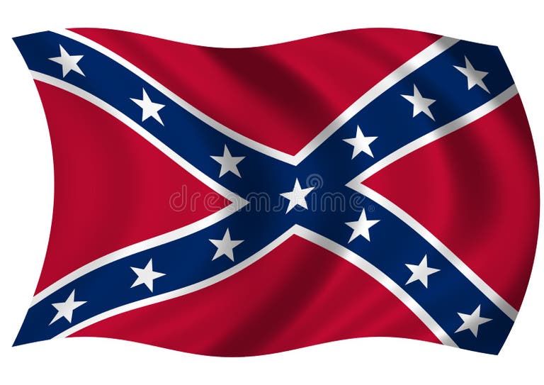 Confederate Naval Jack stock illustration. Illustration of battle - 8925044