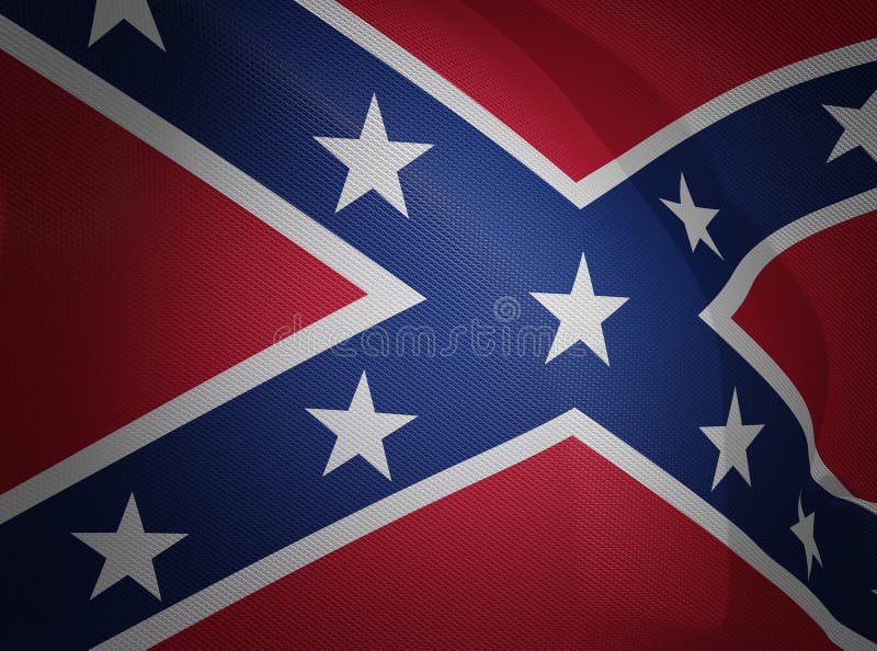 Confederate Rebel Flag stock illustration. Illustration of flag - 308256152