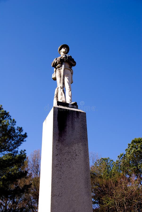 Confederate Statue stock image. Image of dead, hero, historic - 7444821
