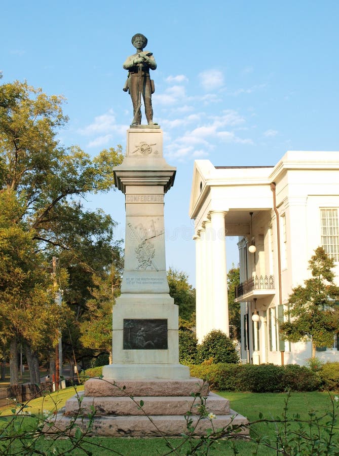 Confederate statue stock photo. Image of courthouse, landmark - 61190952