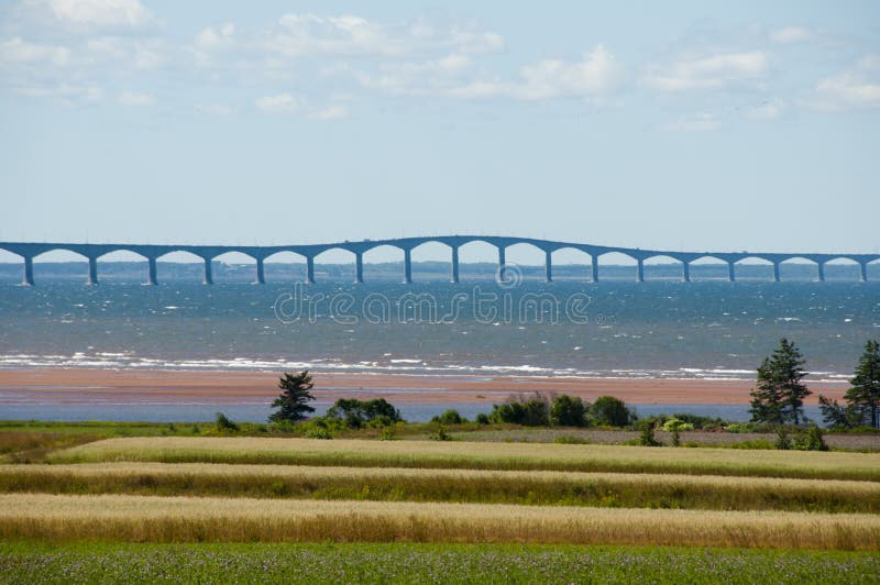 Confederation Bridge - Canada Stock Image - Image of brunswick, prince ...