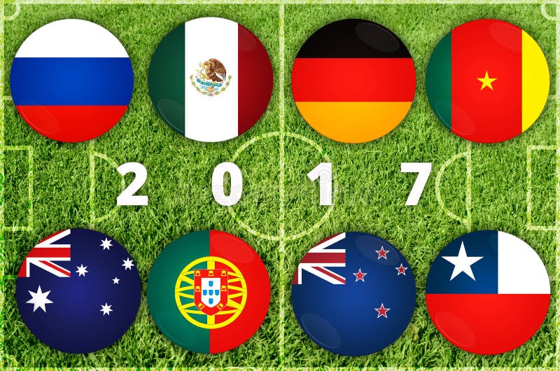 Confederations Cup Countries Stock Illustration - Illustration of ...