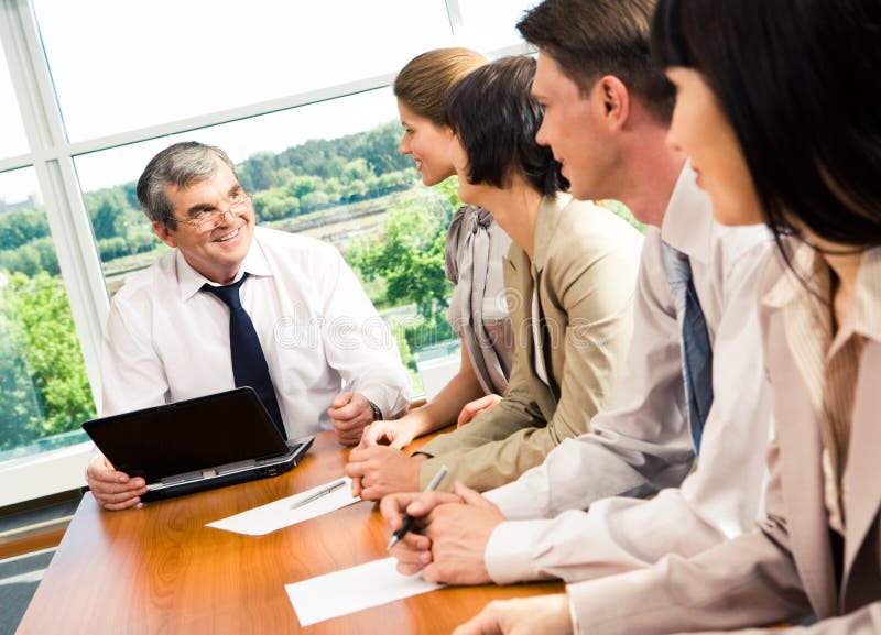 Hospitable people stock photo. Image of communicate, adult - 5144440