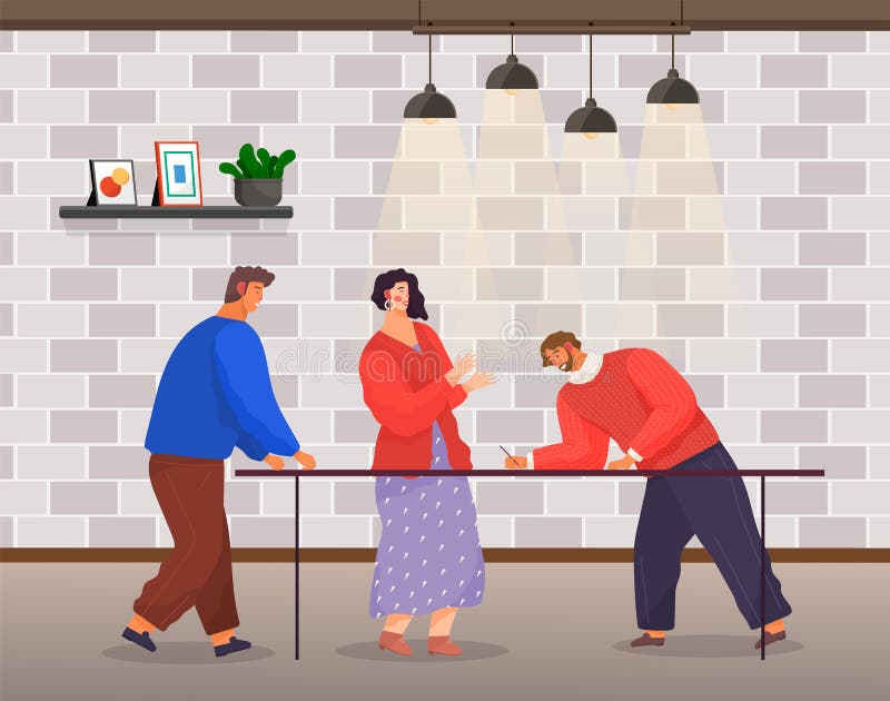 Conference, Business Meeting, Group of Workers Discussing Project ...