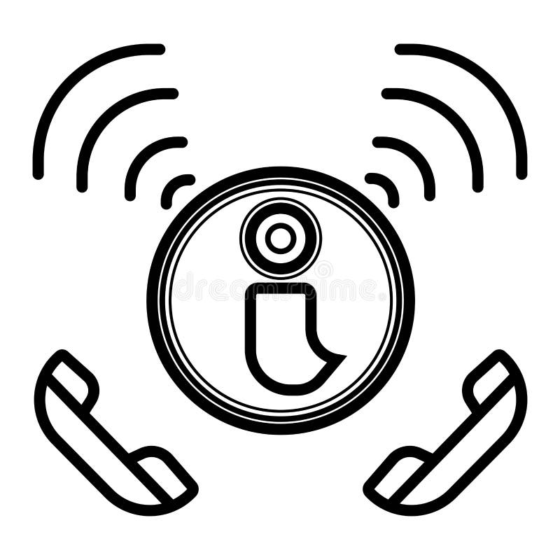 Conference Call Icon stock illustration. Illustration of symbol - 147826834