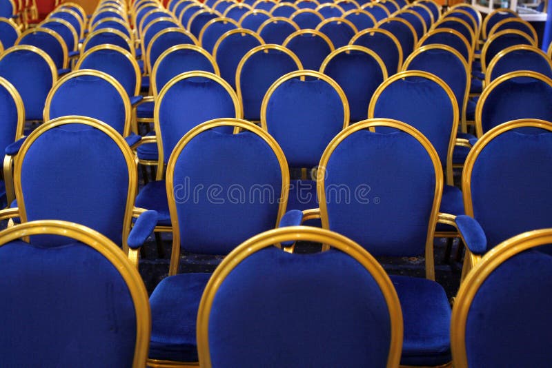 Conference chairs stock photo. Image of center, ceremony - 10740810