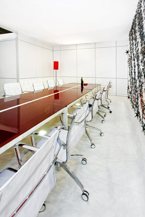 Conference desk stock photo. Image of office, meeting - 18504558