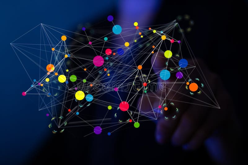 Conference Digital Network and Data Concept Stock Image - Image of ...