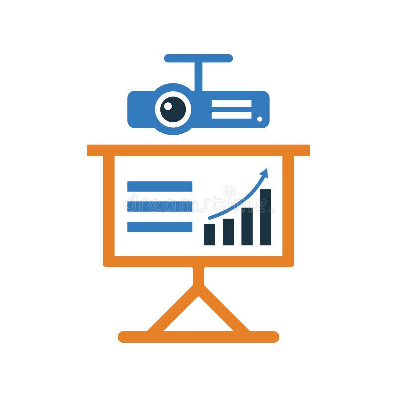 Conference, Display, Projector Icon. Editable Vector Logo Stock ...