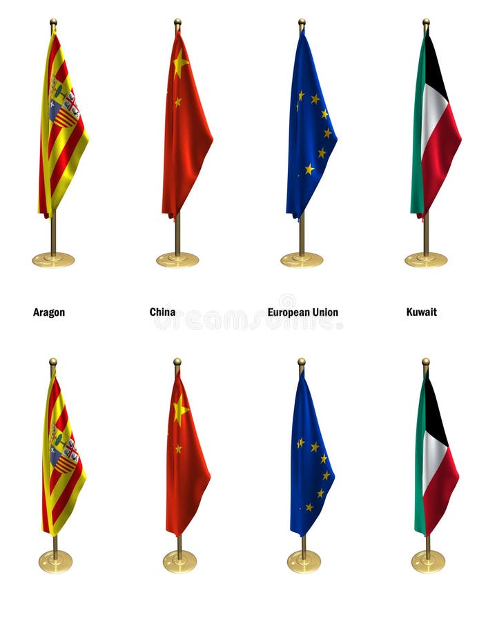 Conference flags stock illustration. Illustration of international ...