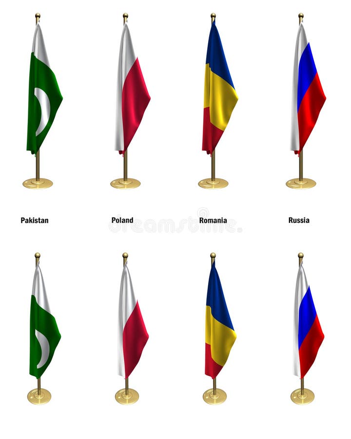 Conference flags stock illustration. Illustration of government - 7034473