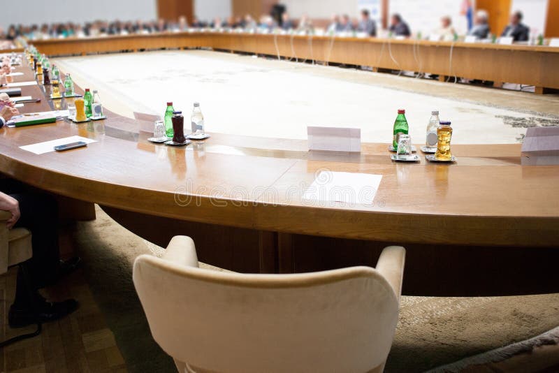 Conference furniture stock image. Image of corporate - 51440141