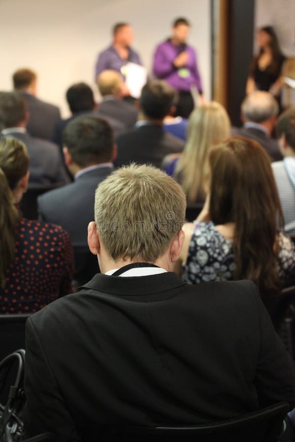 Conference hall editorial photography. Image of back - 34353987