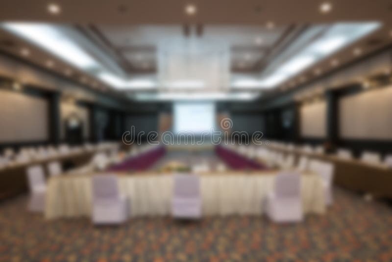 Conference Hall Blur Background Stock Photo - Image of room, group ...