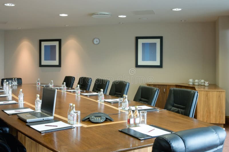 Conference hall Interior stock image. Image of clock - 16271409