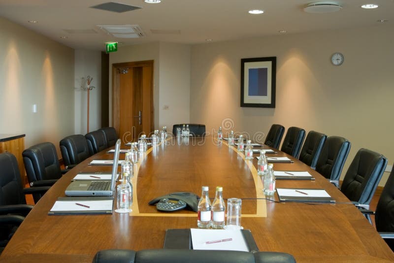 Conference Room stock image. Image of angle, decorate - 8439399