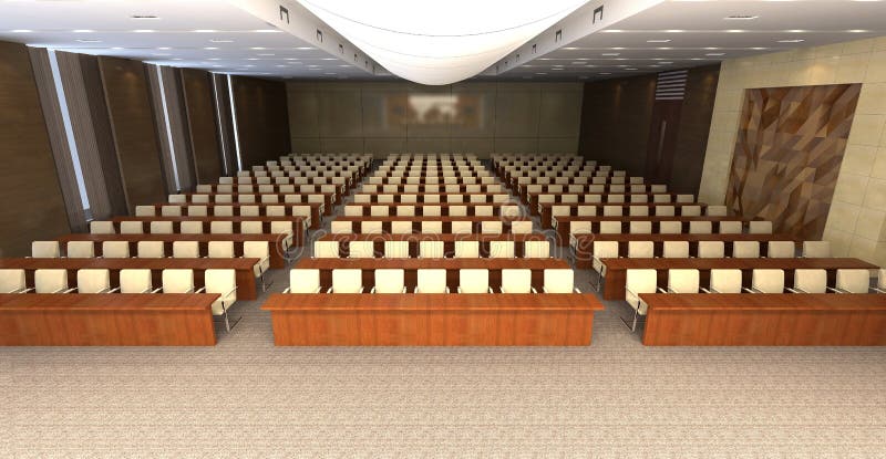 Conference hall stock illustration. Illustration of chair - 31146437